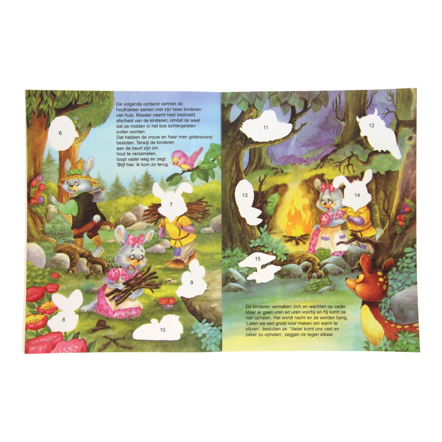 Stickerboek Dieren In Het Bos Verdwaald In Het Bos Thimble Toys