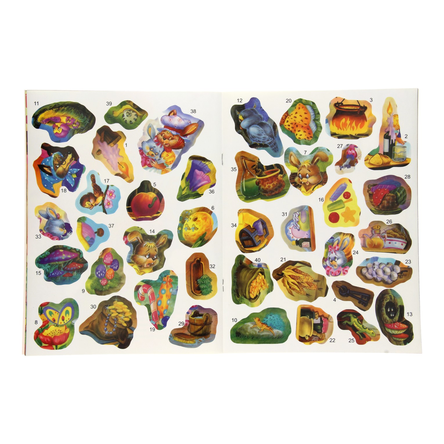 Stickerboek Dieren In Het Bos Verdwaald In Het Bos Thimble Toys