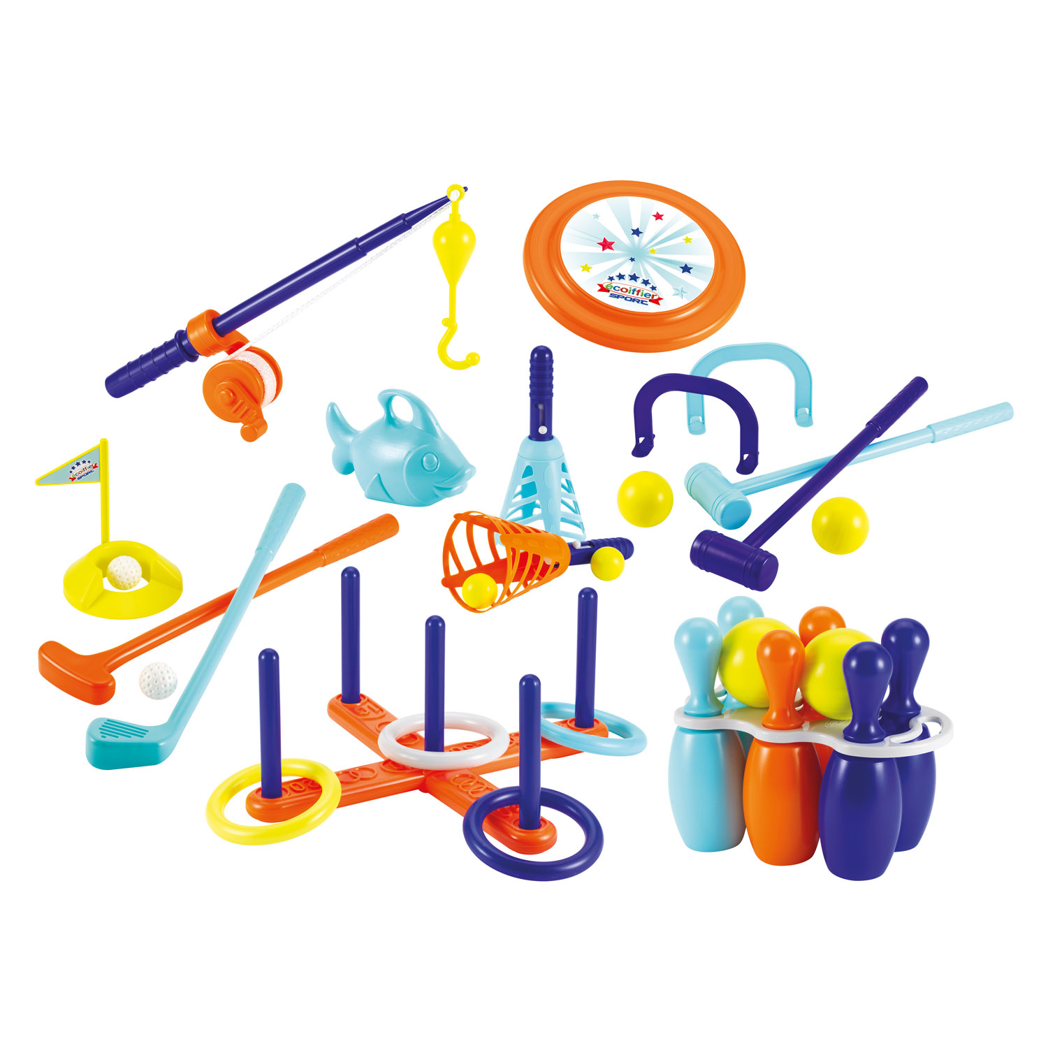 Ecoiffier Sportset, 7-in-1 | Thimble Toys