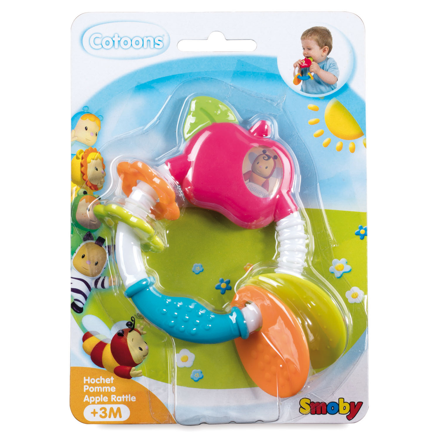 Smoby Cotoons Apple Rattle | Thimble Toys