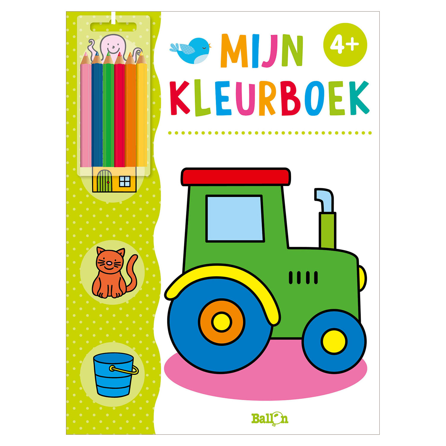 My Coloring Book with Colored Pencils 4+ | Thimble Toys