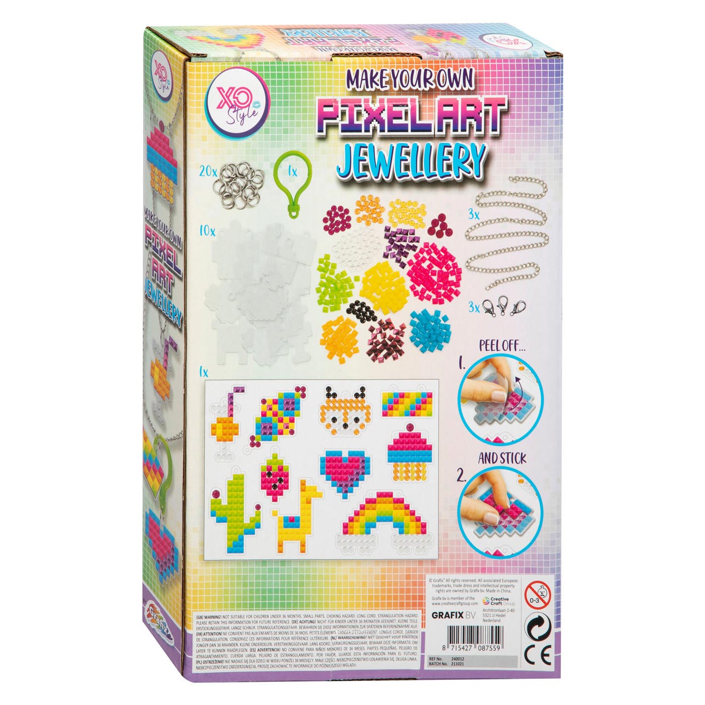 Make Your Own Pixel Art Jewelry Thimble Toys