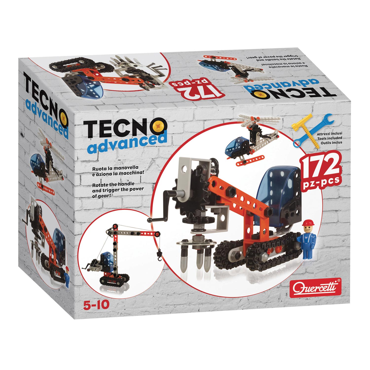 Quercetti Tecno Advanced Constructieset | Thimble Toys