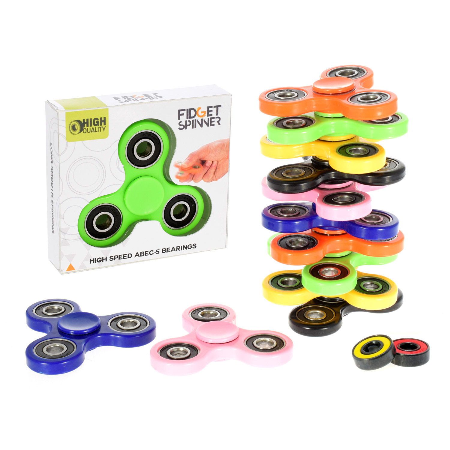 High Speed Fidget Spinner - Groen | Thimble Toys