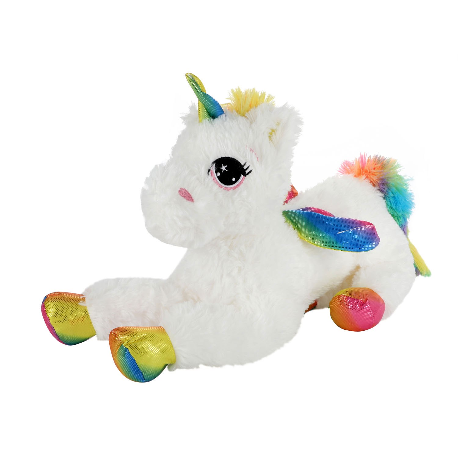 Knuffel Eenhoorn Liggend, 60cm | Thimble Toys
