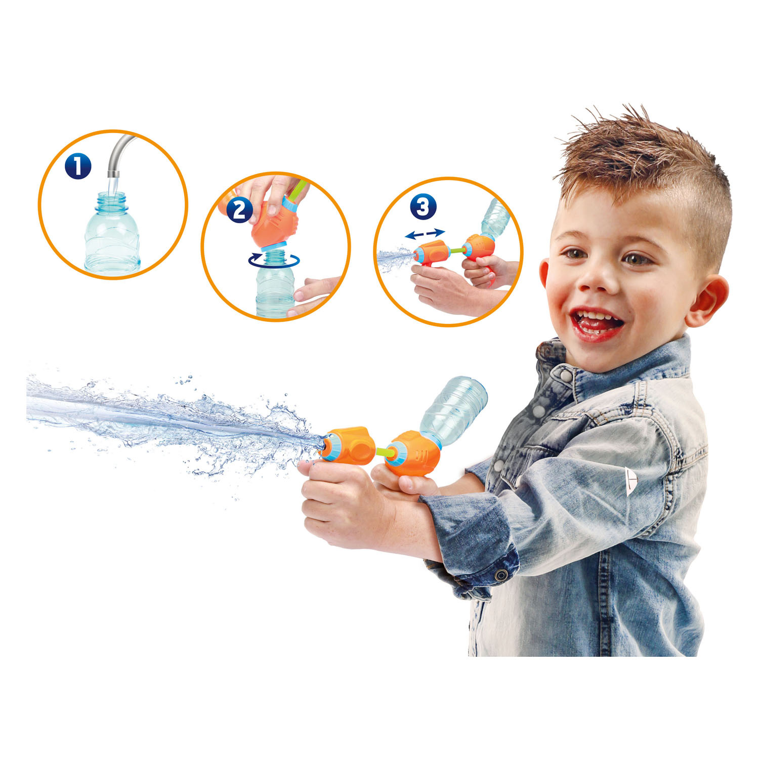 Splash Waterspuiter Pistool Twist met Tank | Thimble Toys