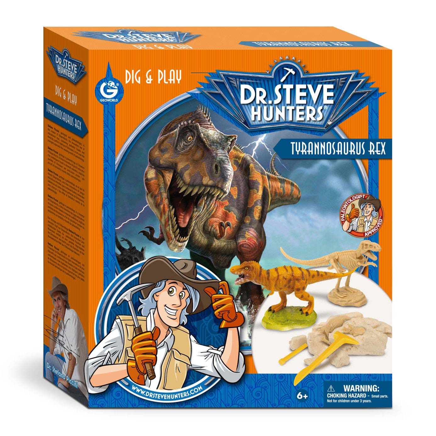 Geoworld Dino Graaf en Speel Kit - Tyrannosaurus Rex | Thimble Toys