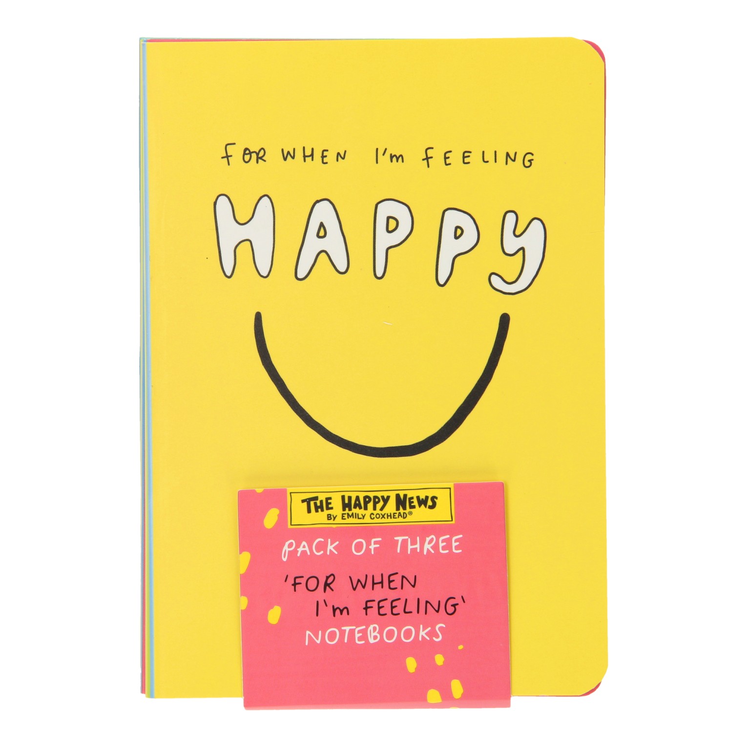 Happy News Mini Notitieboekjes, 3 st. | Thimble Toys