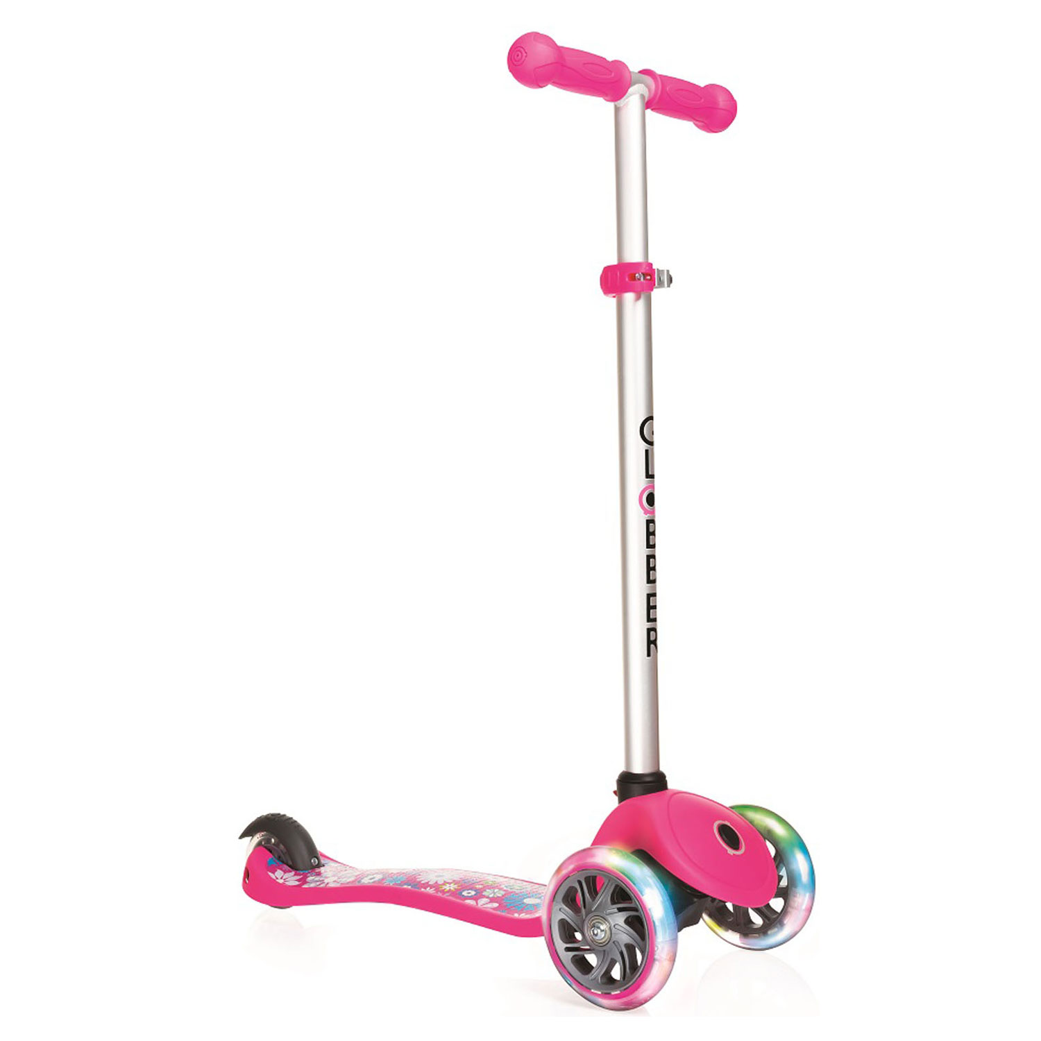 Globber Step met Licht - Roze | Thimble Toys