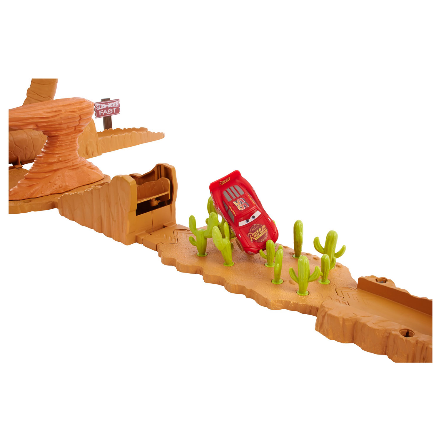 Cars 3 - Willy's Butte Transformerende Racebaan | Thimble Toys
