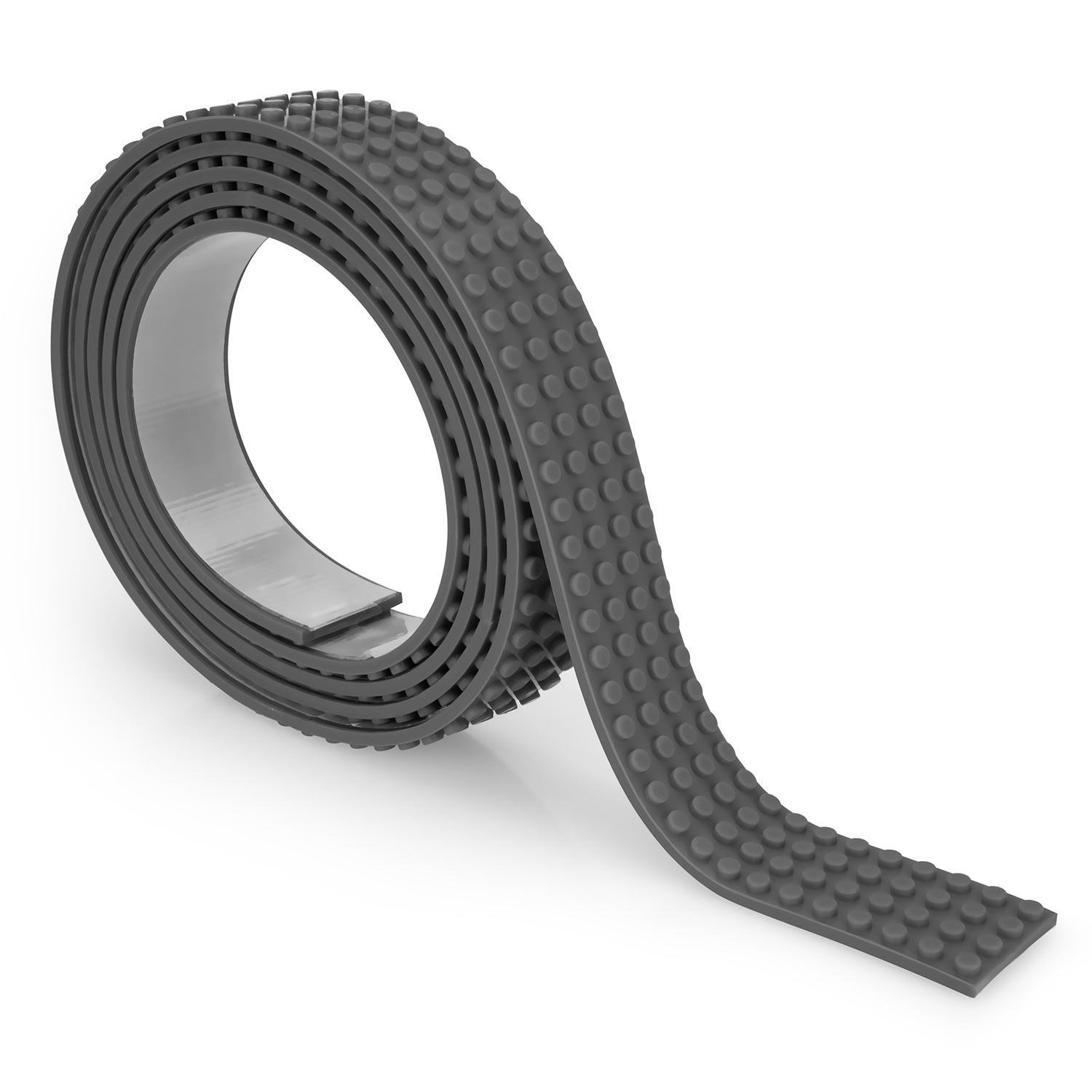 Mayka Block Tape Grijs, 4-nops 2 meter | Thimble Toys