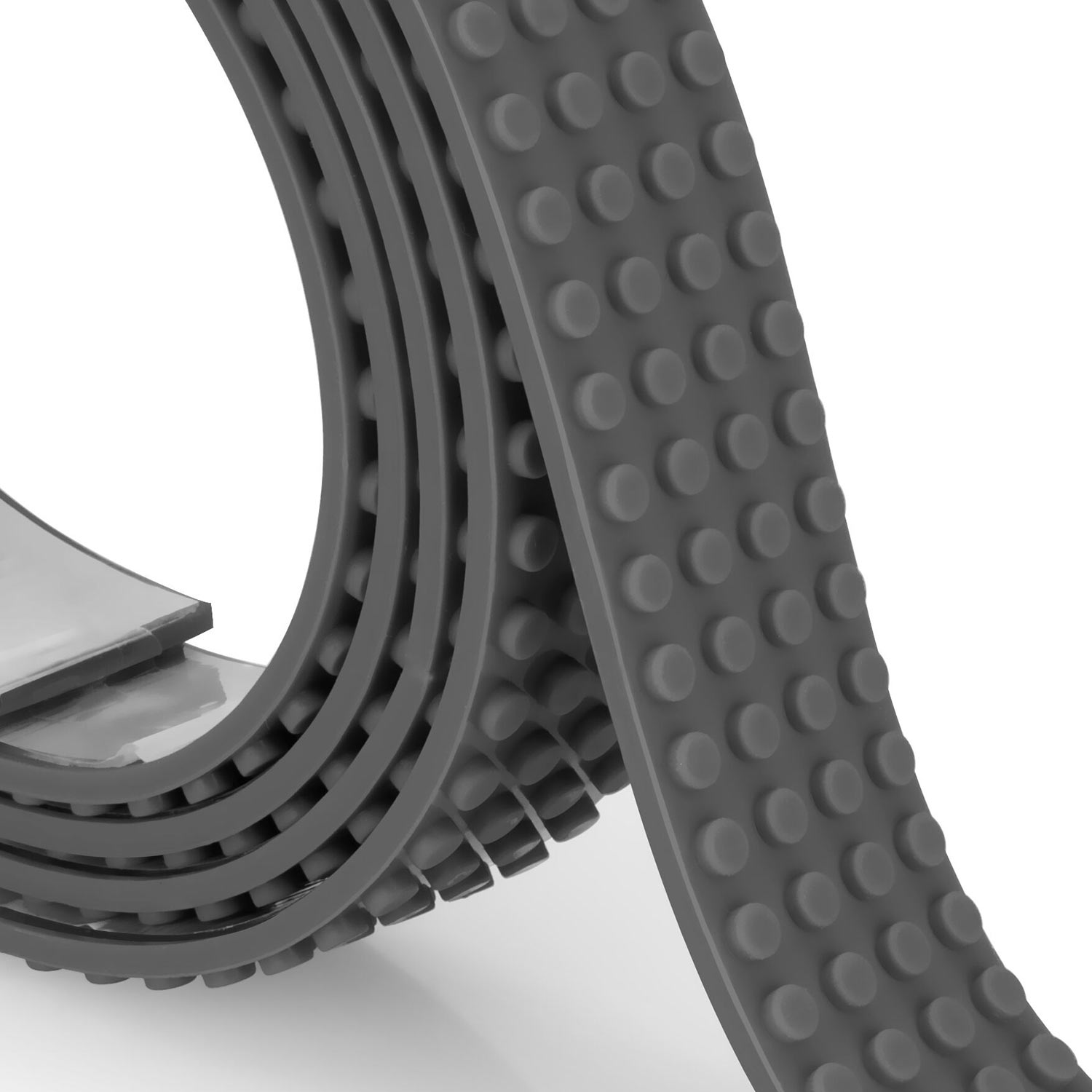 Mayka Block Tape Grijs, 4-nops 2 meter | Thimble Toys