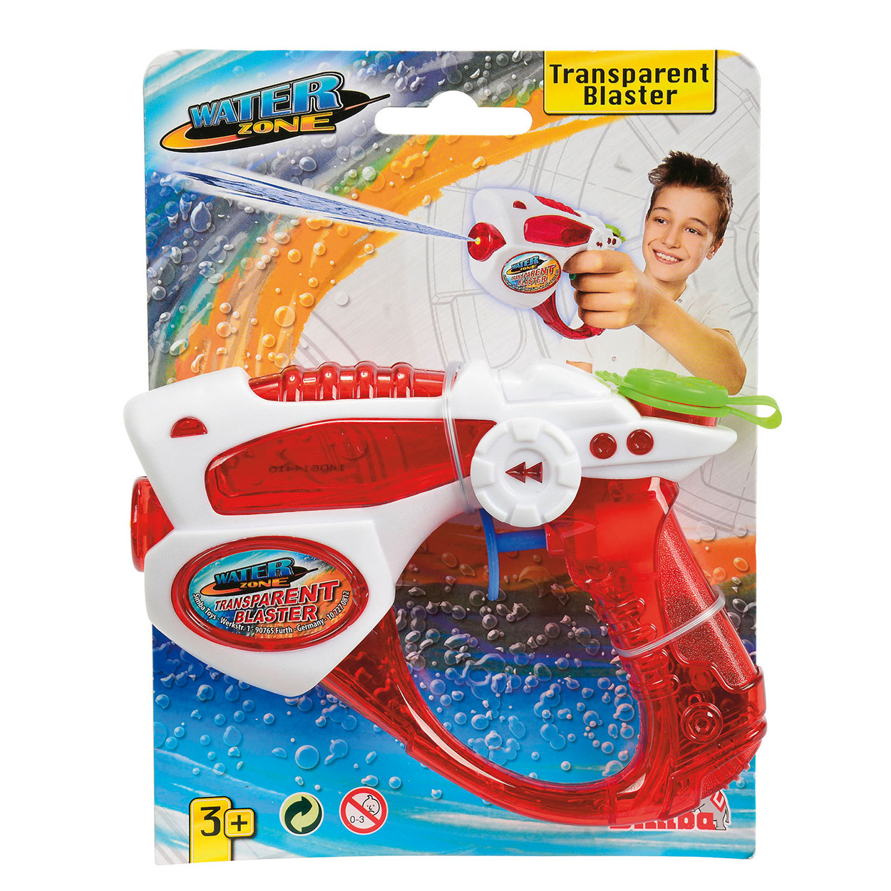 Waterzone Transparent Blaster | Thimble Toys