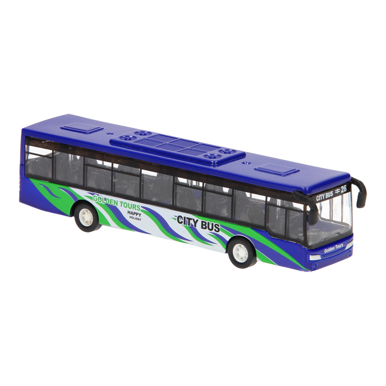 Die-cast Pullback Bus | Thimble Toys